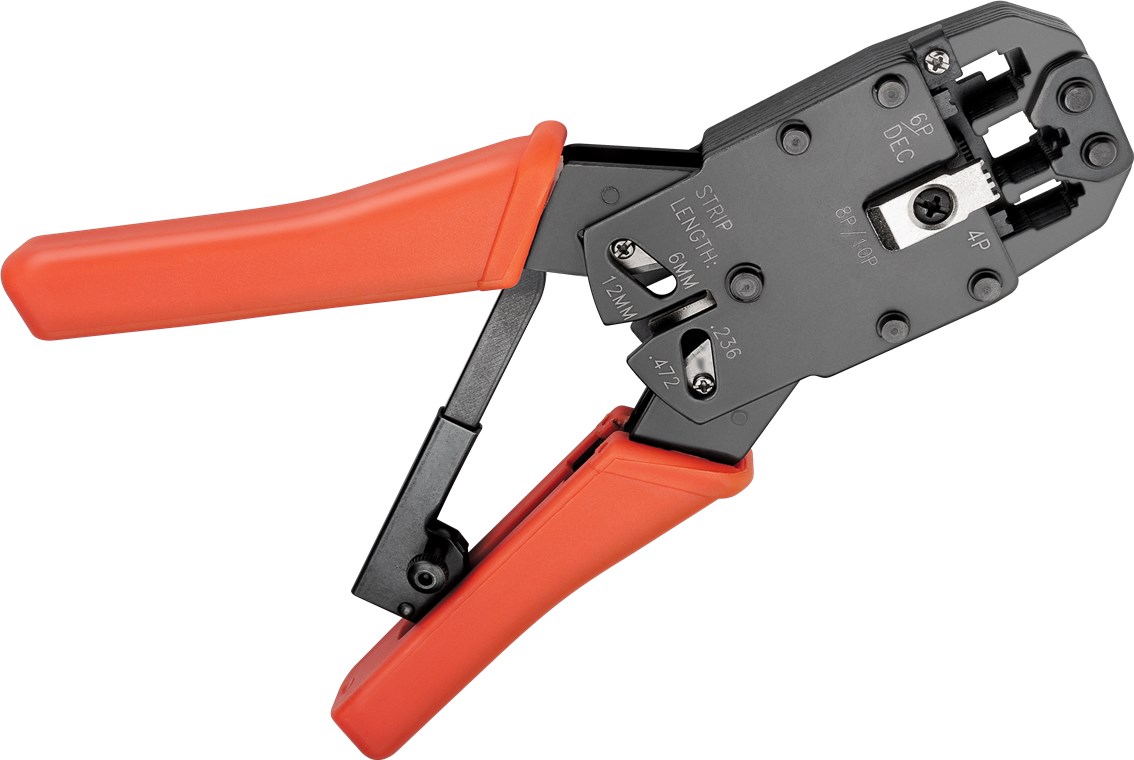 Crimping Tool for Modular Plugs, Compact Design | Electronic ...